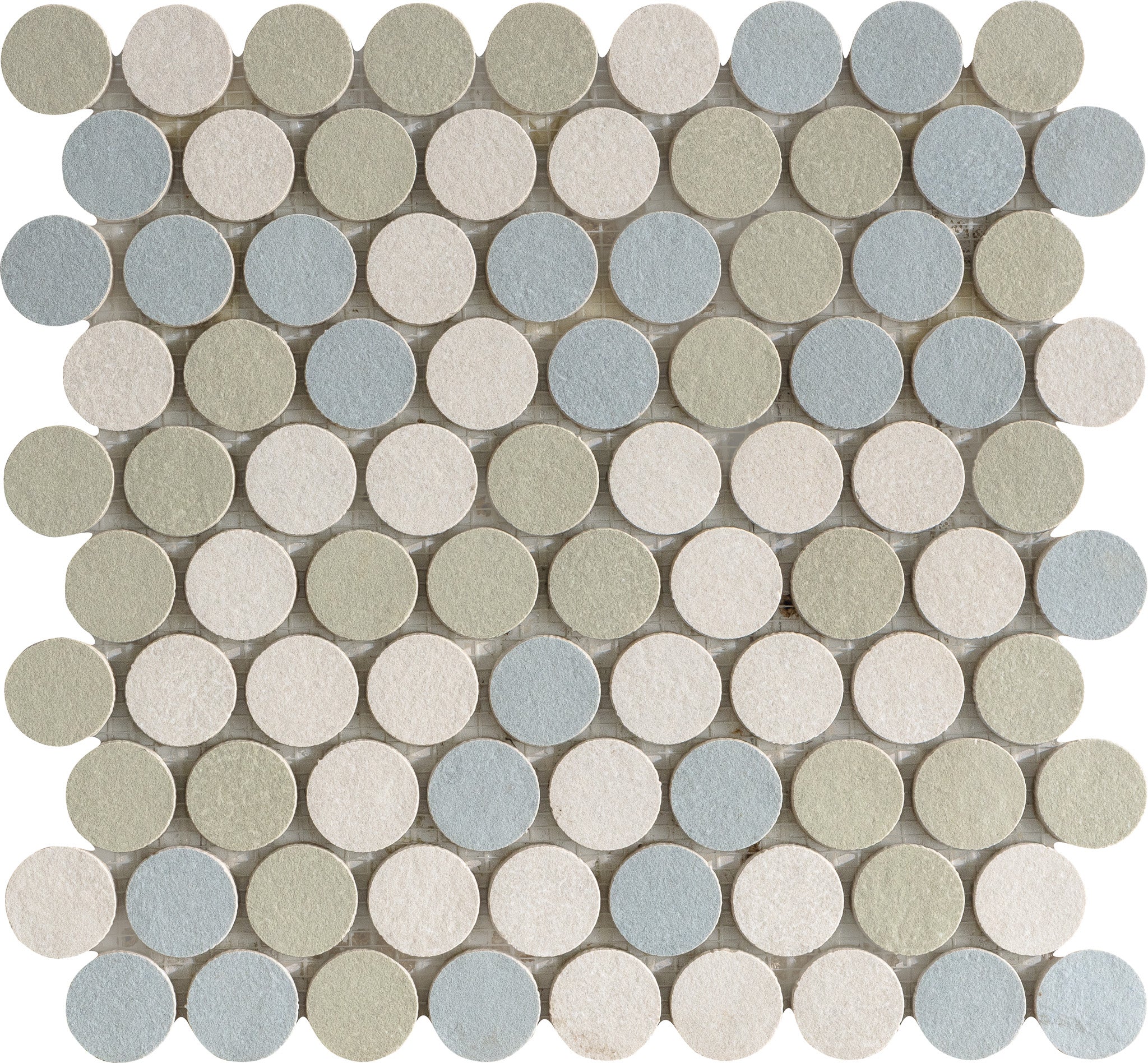 Avanti 1" Pennyround Mix Glazed Porcelain Tile