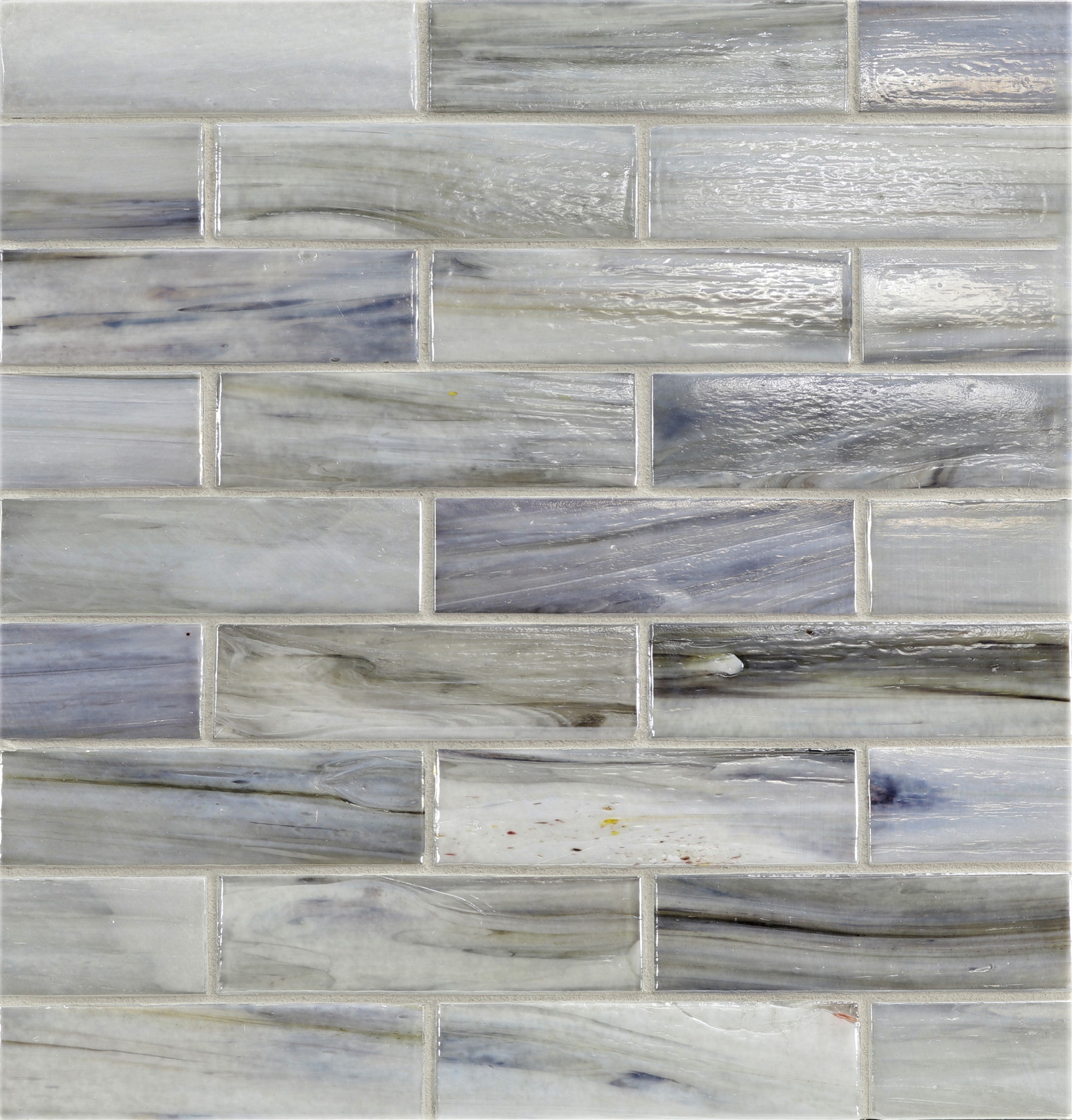 Agate 1 1/4" x 5" Bari Mosaic Glass Tile