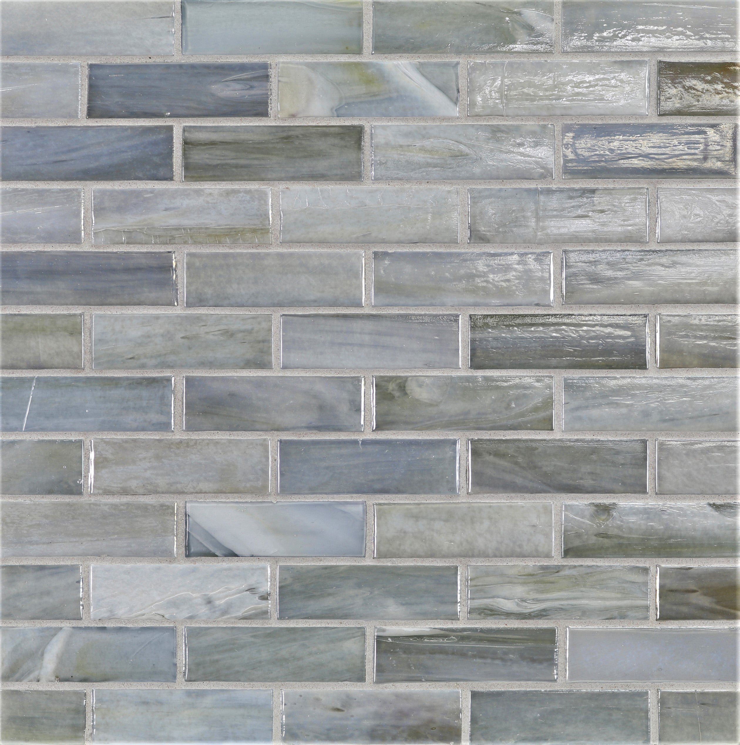 Agate 1x3 Lucca Mosaic Glass Tile