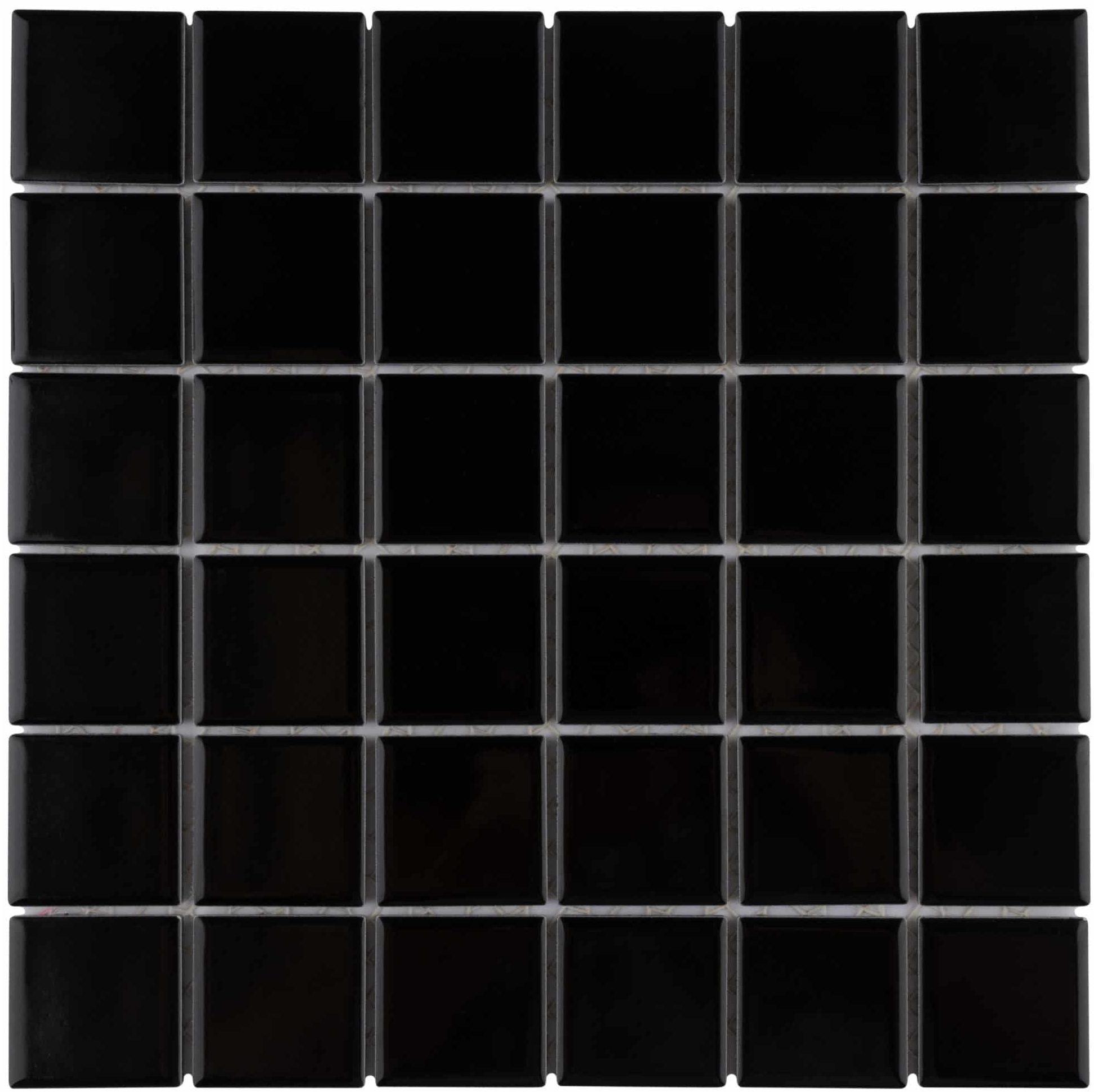 Metro Quad Checkerboard Mosaic Tile