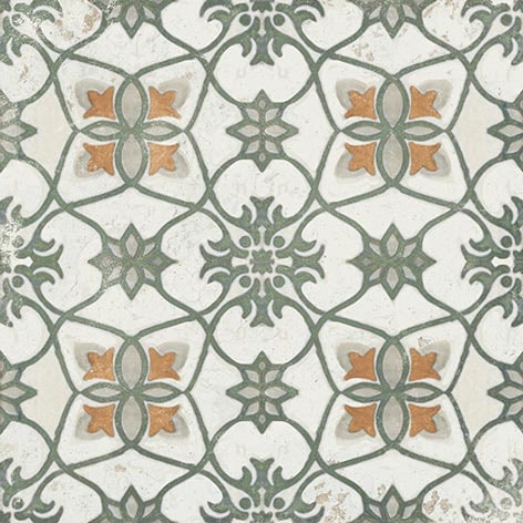 Denmark Vintage 8x8 Patterned Tile