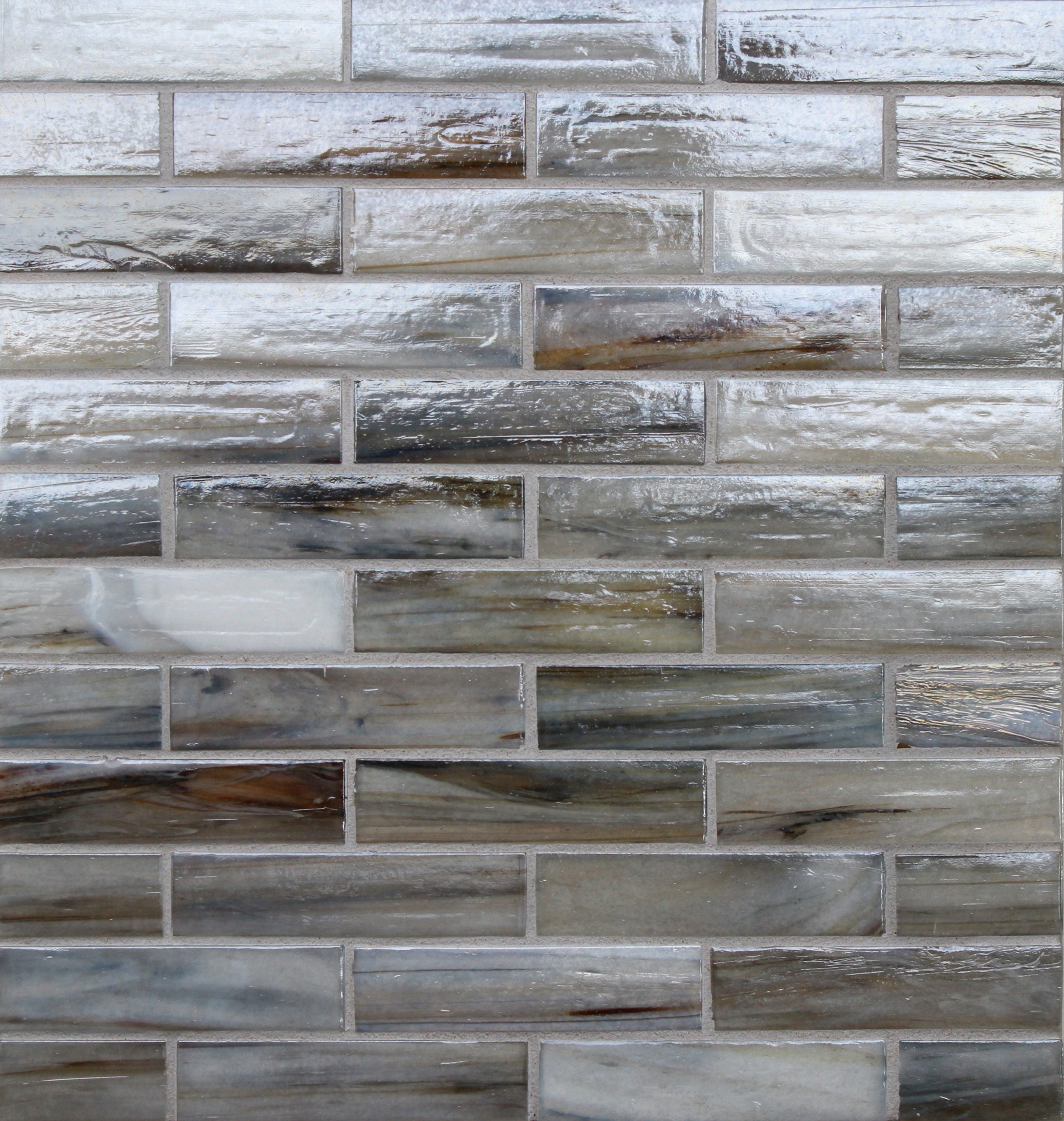 Agate 1x4 Brick Pearl Finish Glass Tile